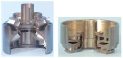 Mixed flow and radial flow impeller types for electric submersible pump